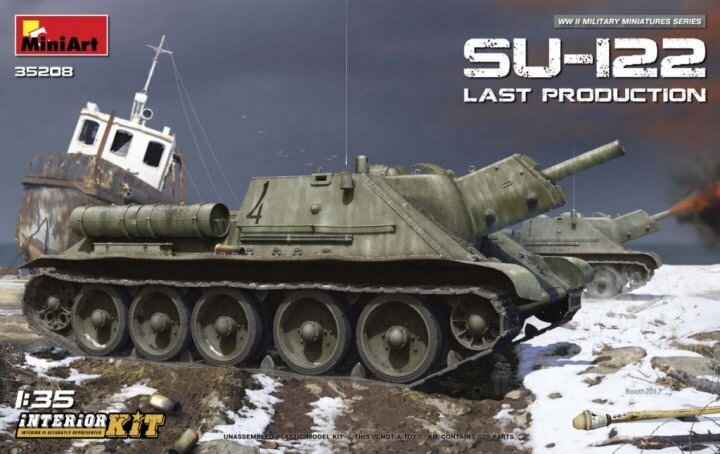 MiniArt 1/35 35208 SU-122 Last production w/interior