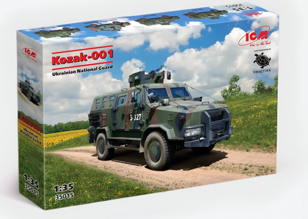 ICM 35015 1/35 Украинский казак 001 легкая колесная бронированная машина