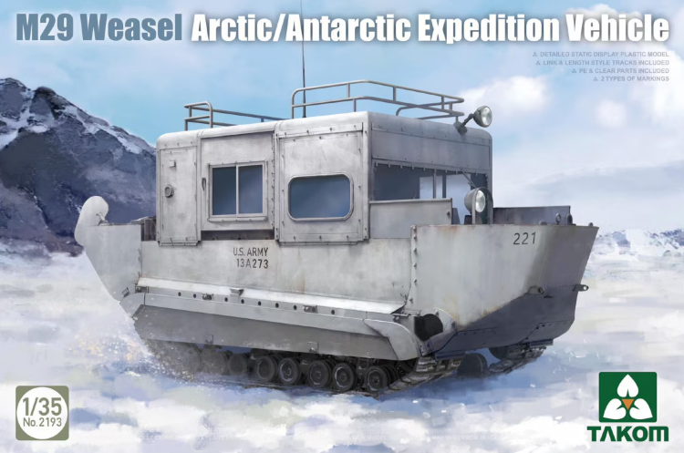 2193 1/35 M29 Weasel Arctic/Antarctic Expedition Vehicle